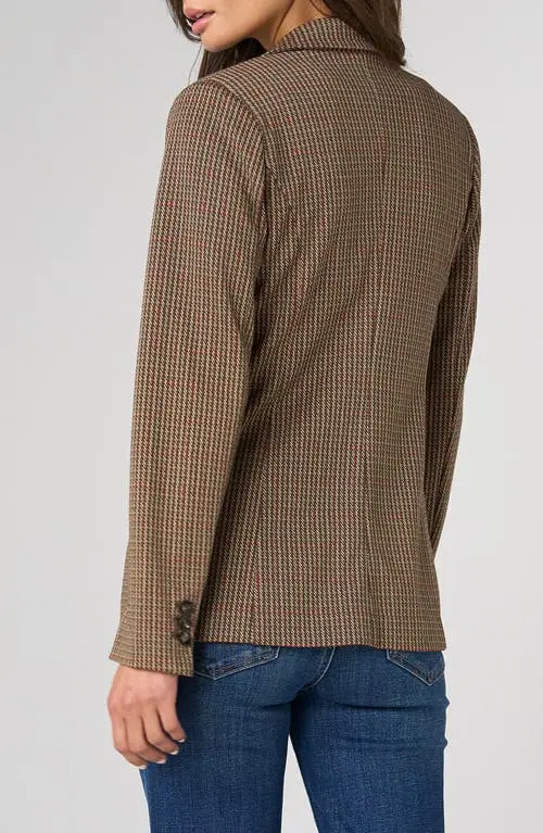 LIVERPOOL Plaid Cutaway Blazer