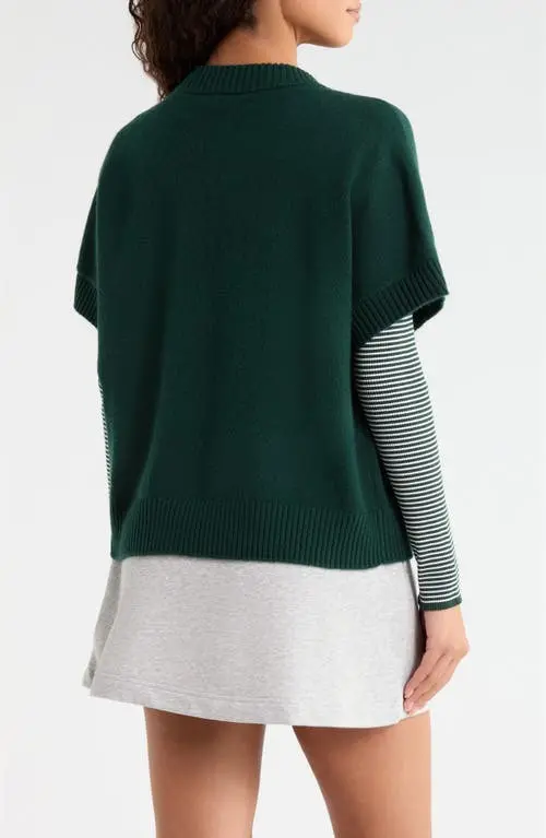 G/fore G Scribe Oversized Cashmere Sweater Vest