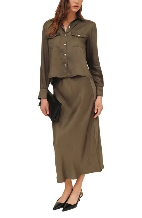 Bella Dahl Utility Cropped Shirt