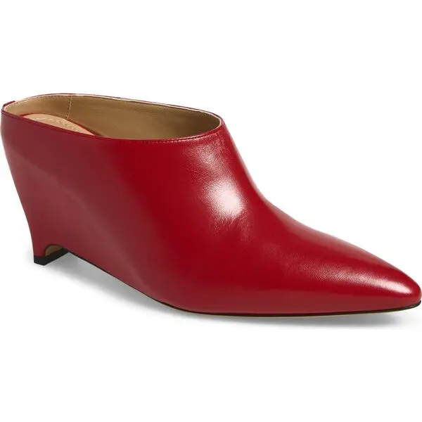 MAISON MARGIELA Wedge Pointed Toe Mule - Red