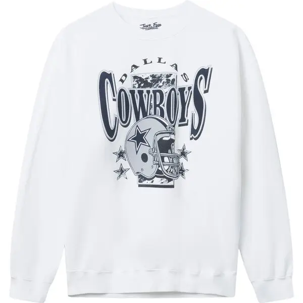 Junk Food Cowboys Graphic Sweatshirt - White
