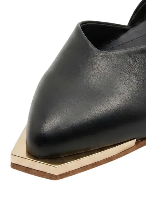 BRÓG Sinead Pointed Slingback Mule Jet