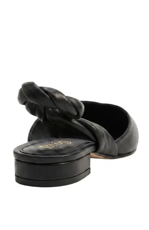 BRÓG Sinead Pointed Slingback Mule Jet