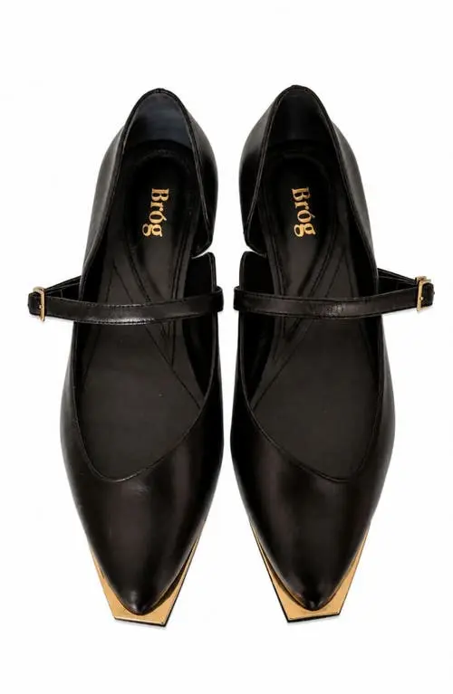 BRÓG Gretta Pointed Toe Ballerina Flat