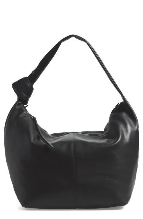 ALLSAINTS Effie Large Leather Shoulder Bag - Black