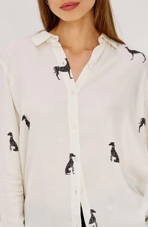 Rails Saige Whippet Print Button Up Shirt