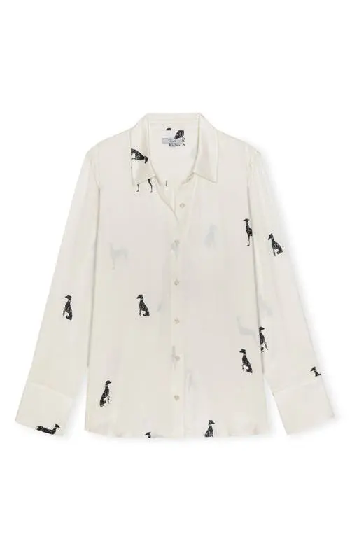Rails Saige Whippet Print Button Up Shirt