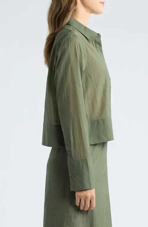 Bernardo Boyfriend Button-down Shirt