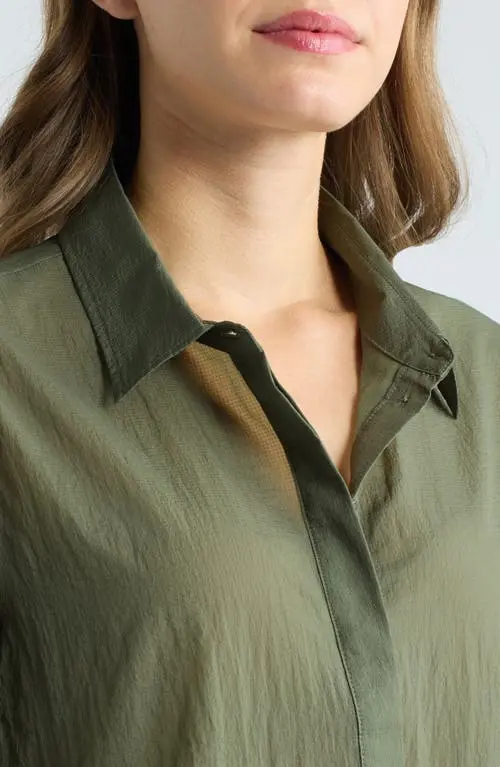 Bernardo Boyfriend Button-down Shirt