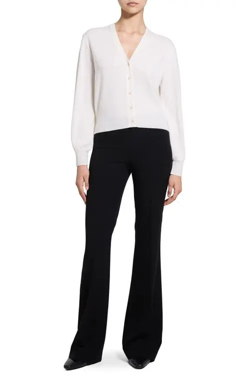 Theory Blouson Cashmere Cardigan