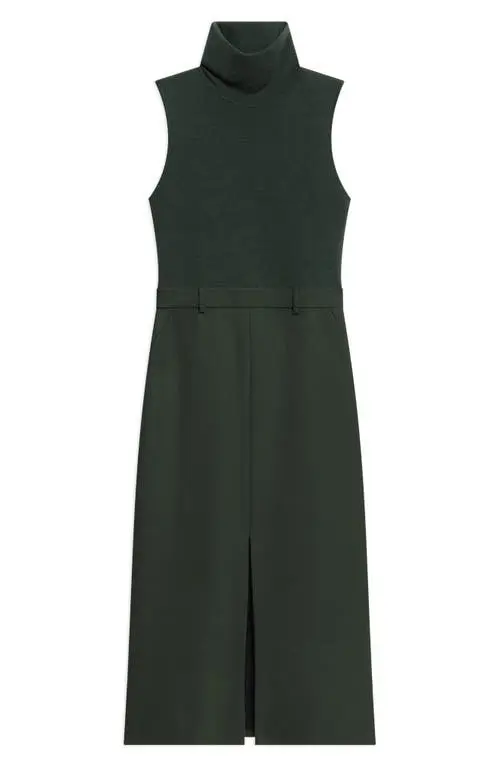 Theory Belted Sleeveless Sheath Dress