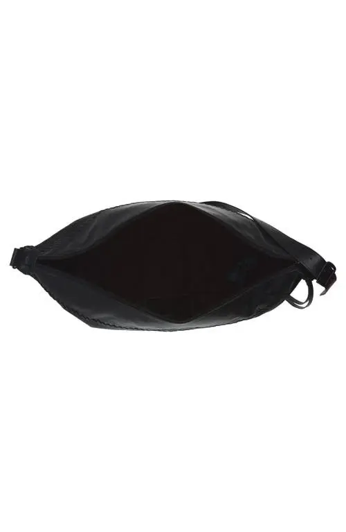 ALLSAINTS Slouch Whipstitched Leather Shoulder Bag