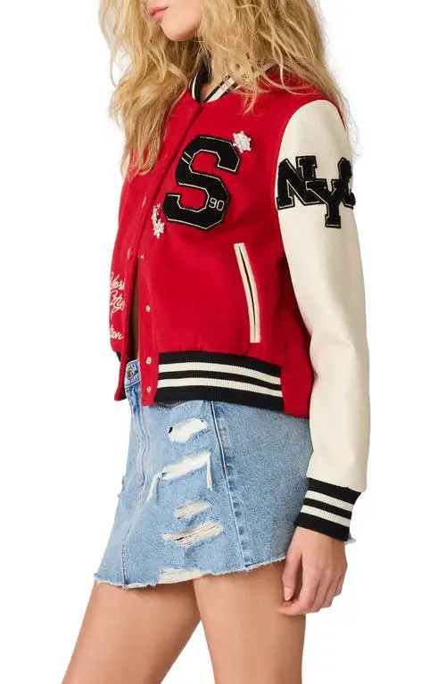 Steve Madden Rooney Varsity Jacket