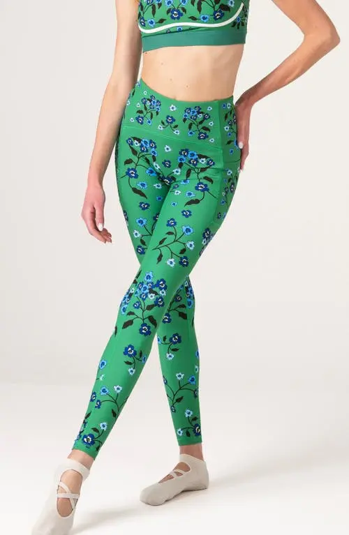 JESSIE ZHAO NEW YORK Emerald Echo High-waisted Leggings - Green