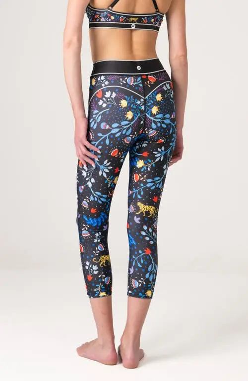 JESSIE ZHAO NEW YORK Amazon Rainforest High-waisted 7/8 Leggings