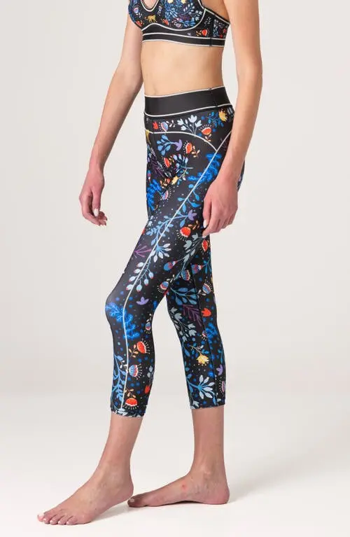 JESSIE ZHAO NEW YORK Amazon Rainforest High-waisted 7/8 Leggings