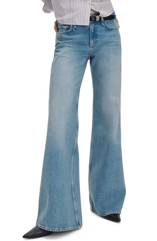 Rag & Bone Josie Low Rise Relaxed Flare Jeans - Tiburon