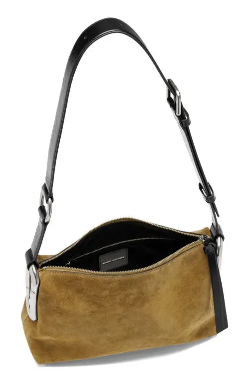 Marc Jacobs Scene Medium Suede Shoulder Bag - Hazelnut
