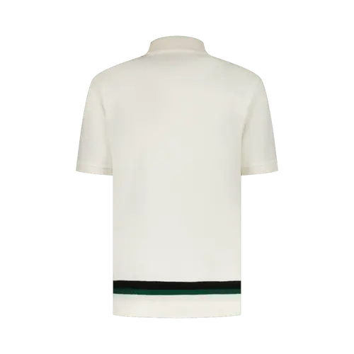 Rivieras Short Sleeve Polo Shirt With Embroidered Chest Badge