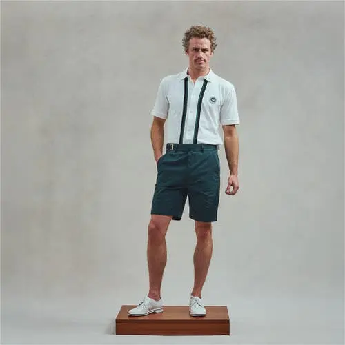 Rivieras Short Sleeve Polo Shirt With Embroidered Chest Badge