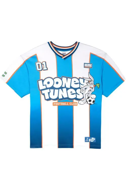 LOONEY TUNES Soccer Jersey - Gradient Blue Stripe
