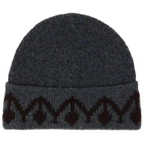 Rebecca Minkoff Monogram Cuff Knit Beanie - Grey