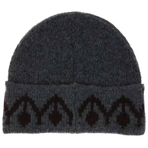 Rebecca Minkoff Monogram Cuff Knit Beanie - Grey