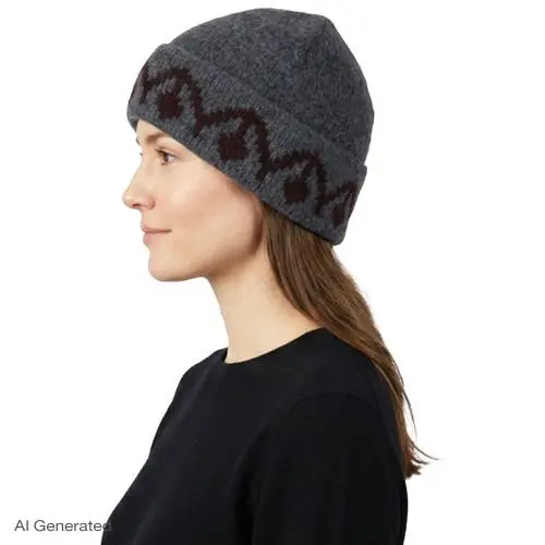 Rebecca Minkoff Monogram Cuff Beanie - Grey