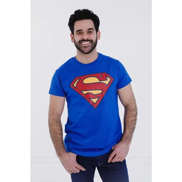 DC COMICS Justice League T-shirt - Superman Cobalt Blue