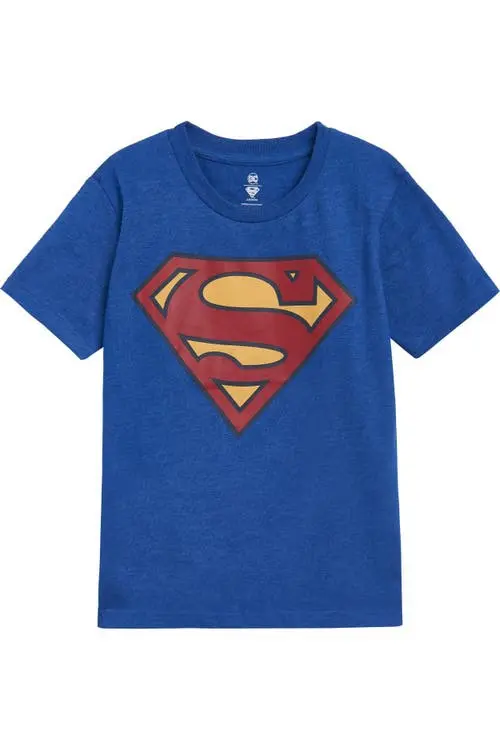 DC COMICS Justice League T-shirt - Superman Cobalt Blue