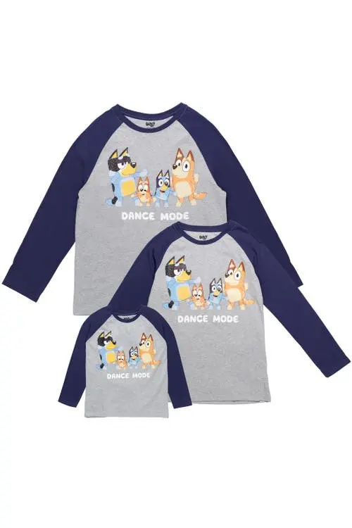 BLUEY Long Sleeve Raglan Tee