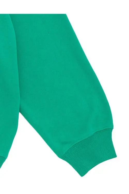 WICKED Fleece Crewneck Pullover - Emerald Green