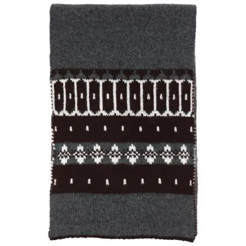 Rebecca Minkoff Knit Ikat Scarf - Grey