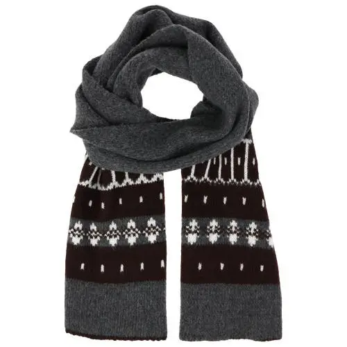 Rebecca Minkoff Knit Ikat Scarf - Grey
