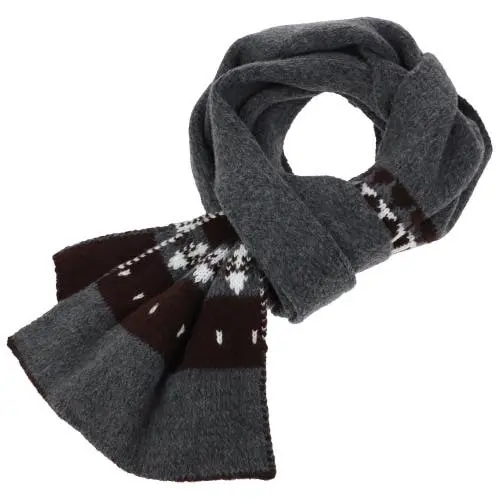 Rebecca Minkoff Knit Ikat Scarf - Grey
