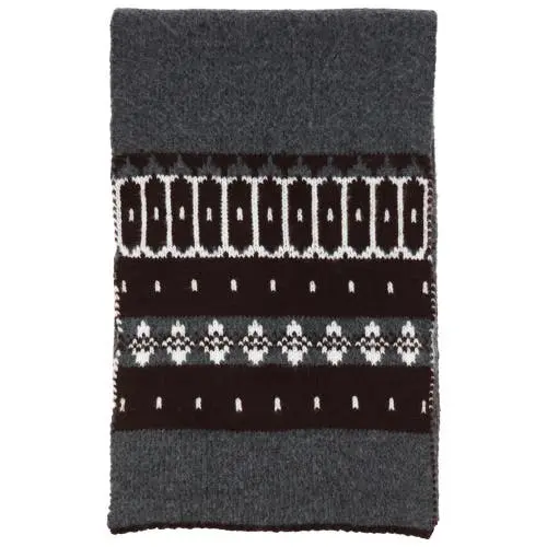 Rebecca Minkoff Knit Ikat Scarf - Grey