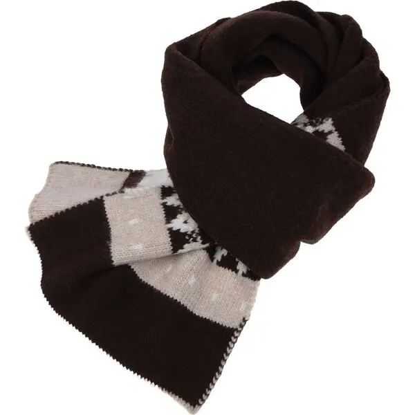 Rebecca Minkoff Knit Ikat Scarf - Heather