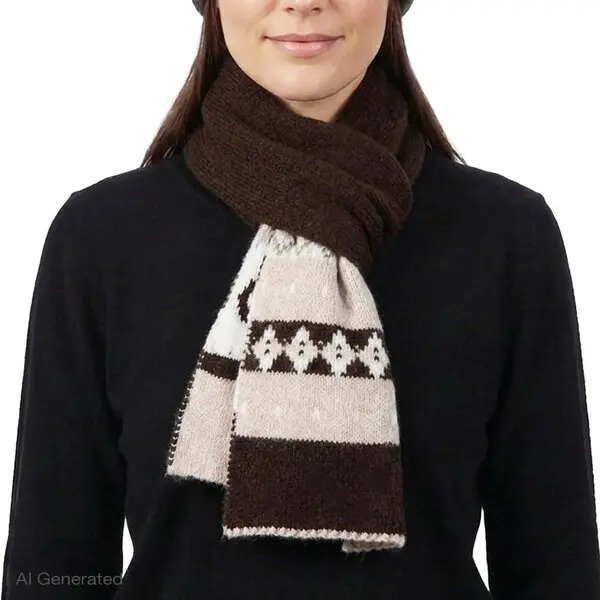 Rebecca Minkoff Knit Ikat Scarf - Heather