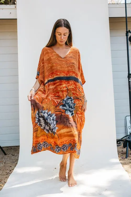 SUN CHILD Long Caftan Rex