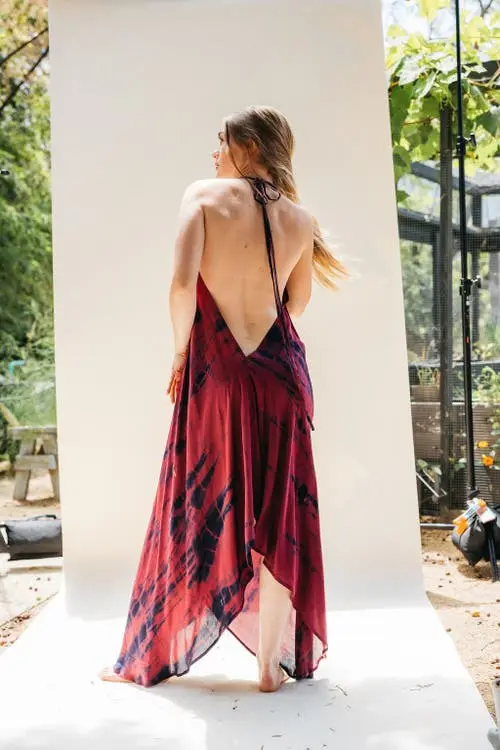 SUN CHILD Classic Silk Dress