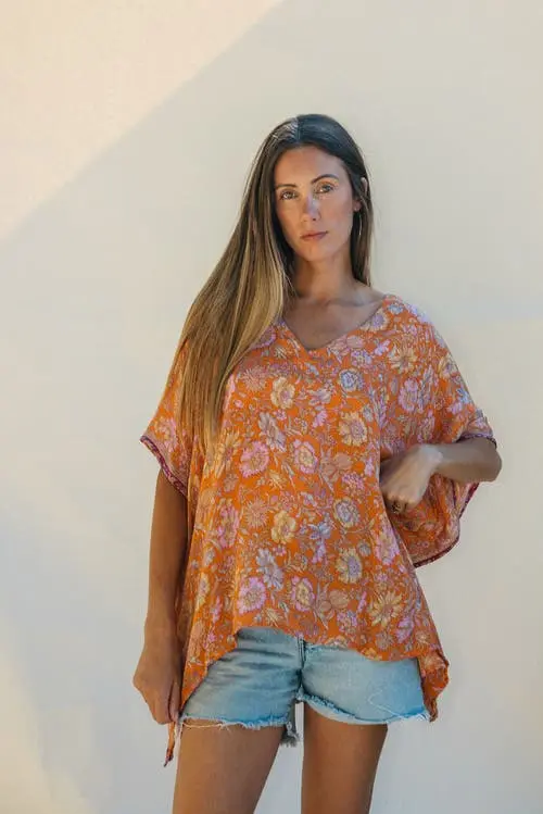 SUN CHILD Mini Caftan Vanilla