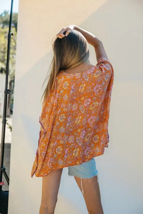 SUN CHILD Mini Caftan Vanilla
