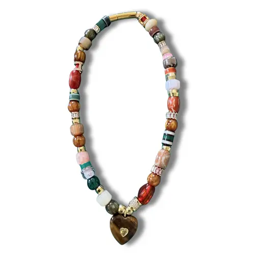 HOLST+LEE Sign Of The Times Necklace - Brown Multi