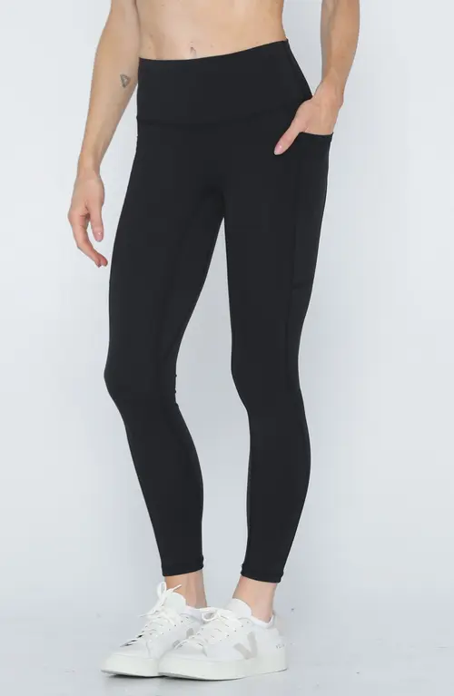 SWEAT & MILK The Daily Support Pocket Postpartum Legging - Noir
