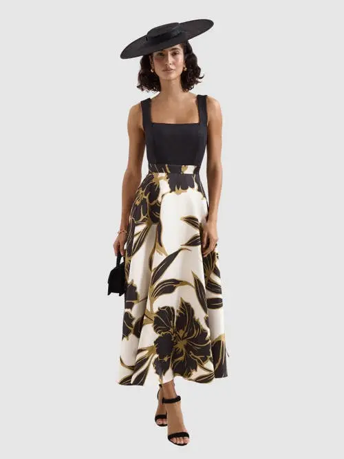 PHASE EIGHT Floral Fit And Flare Midi Dress - Multi
