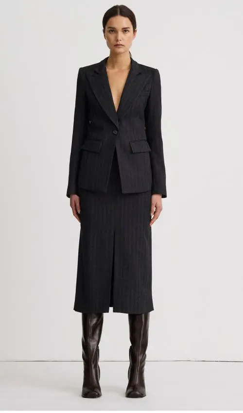 Smythe Front Slit Trouser Skirt
