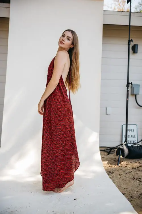 SUN CHILD Classic Silk Dress Solstice