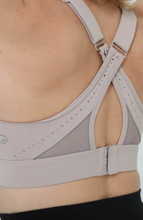SWEAT & MILK Venice 5 Ultimate Support Full Coverage Nursing And Pumping Sports Bra - Chai