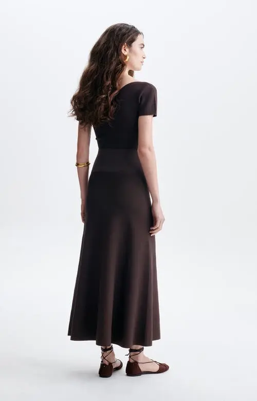 Vanessa Bruno Hidaya Midi Knitted Skirt