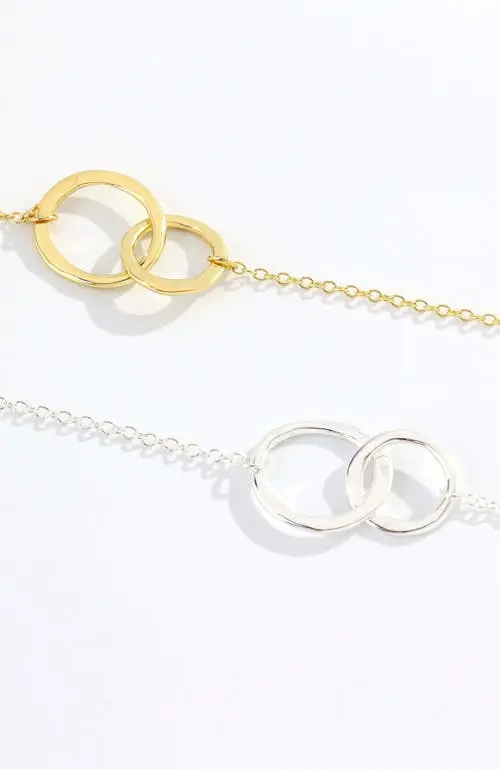 MINT & LILY Unity Links Necklace - Gold